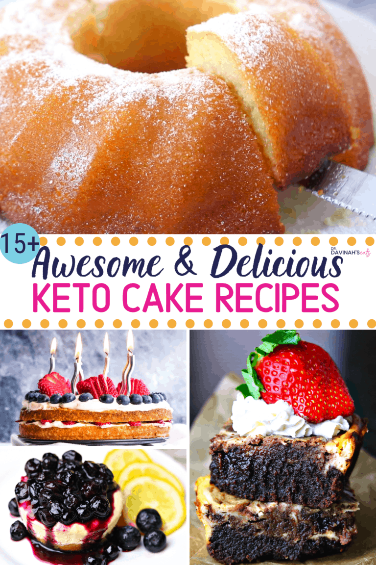 25 Awesome & Delicious Keto Cake Recipes - Dr. Davinah's Eats