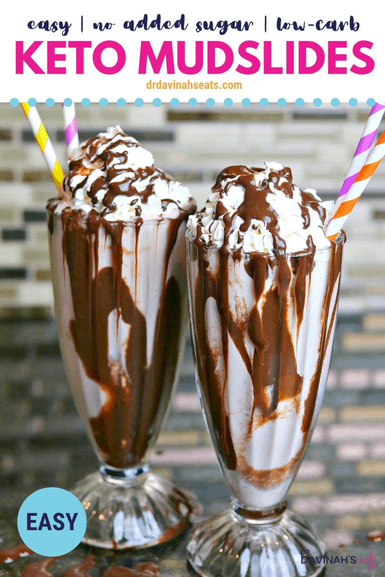 Keto Frozen Mudslide Recipe - Dr. Davinah's Eats