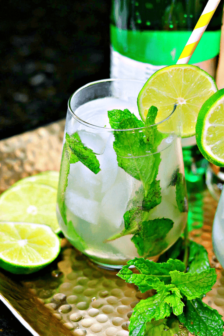 Easy Keto Vodka Mojito - Dr. Davinah's Eats
