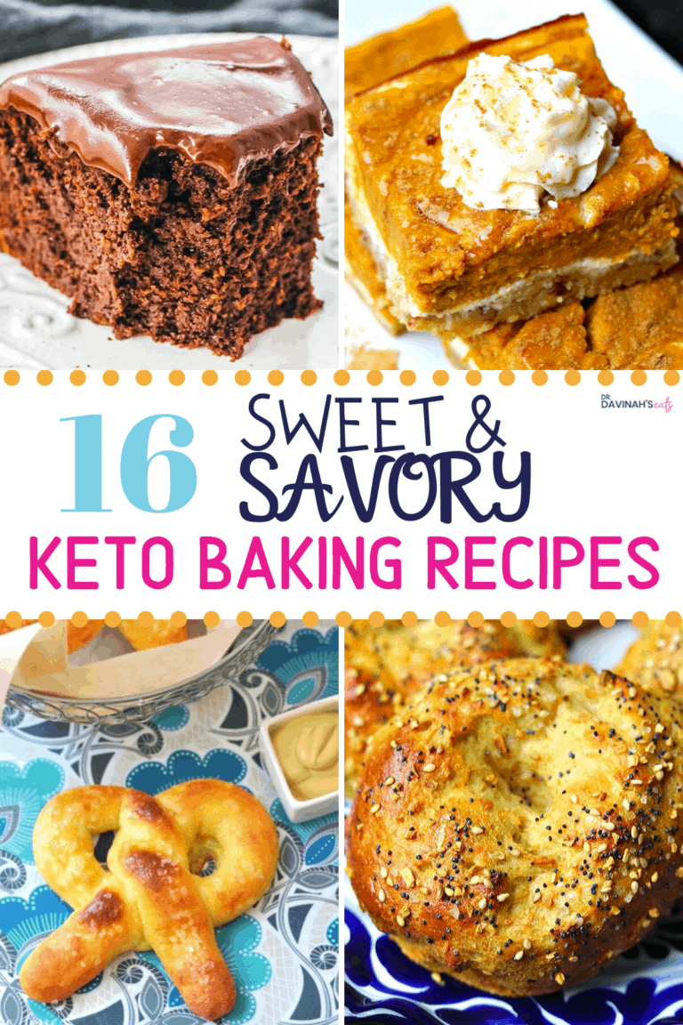 16+ Sweet & Savory Keto Baking Recipes - Dr. Davinah's Eats