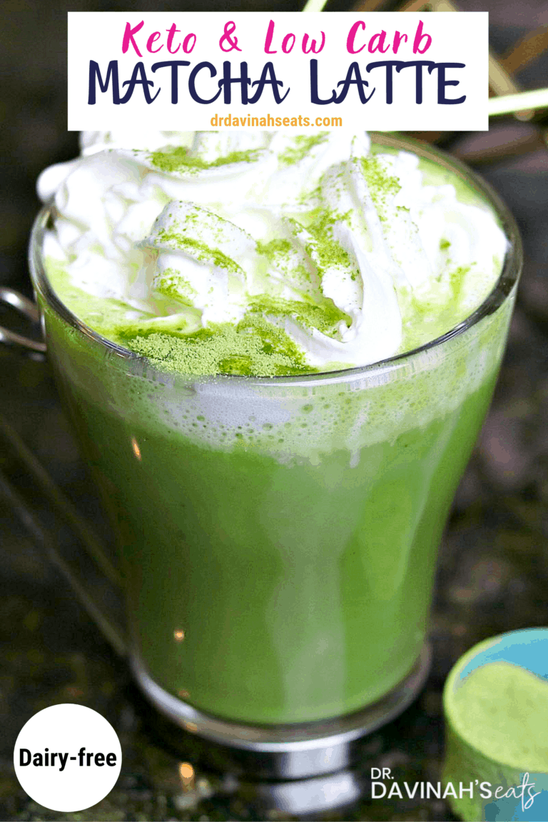 Keto Bulletproof Matcha Latte Recipe - Dr. Davinah's Eats