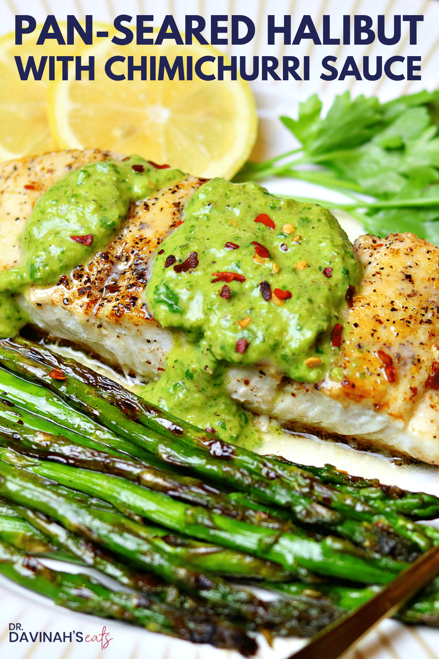 Easy Pan-Seared Halibut Recipe - Dr. Davinah's Eats