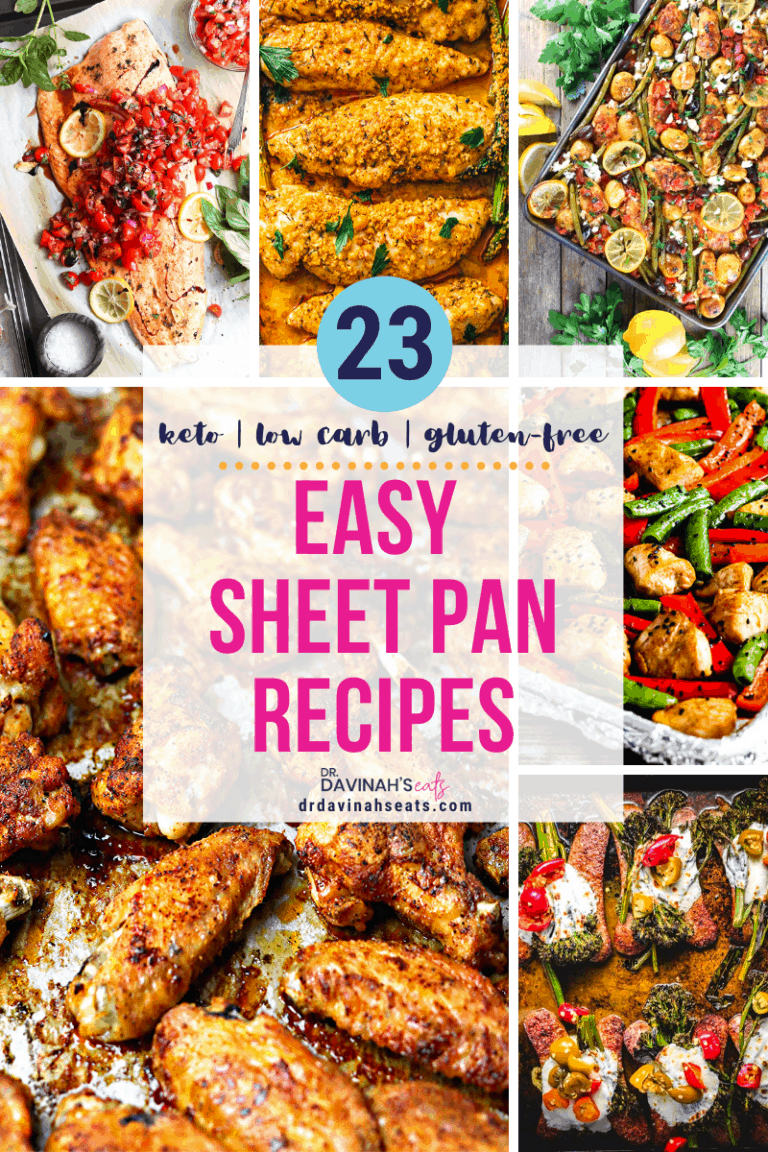 Easy Low Carb Keto Sheet Pan Meals - Dr. Davinah's Eats