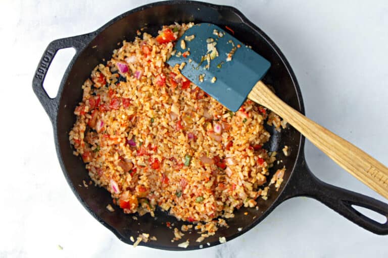 Spanish Cauliflower Rice Recipe - Dr. Davinah's Eats