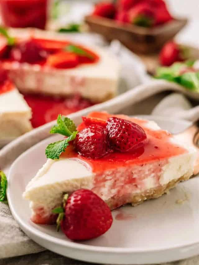 Best Keto Strawberry Cheesecake Story - Dr. Davinah's Eats