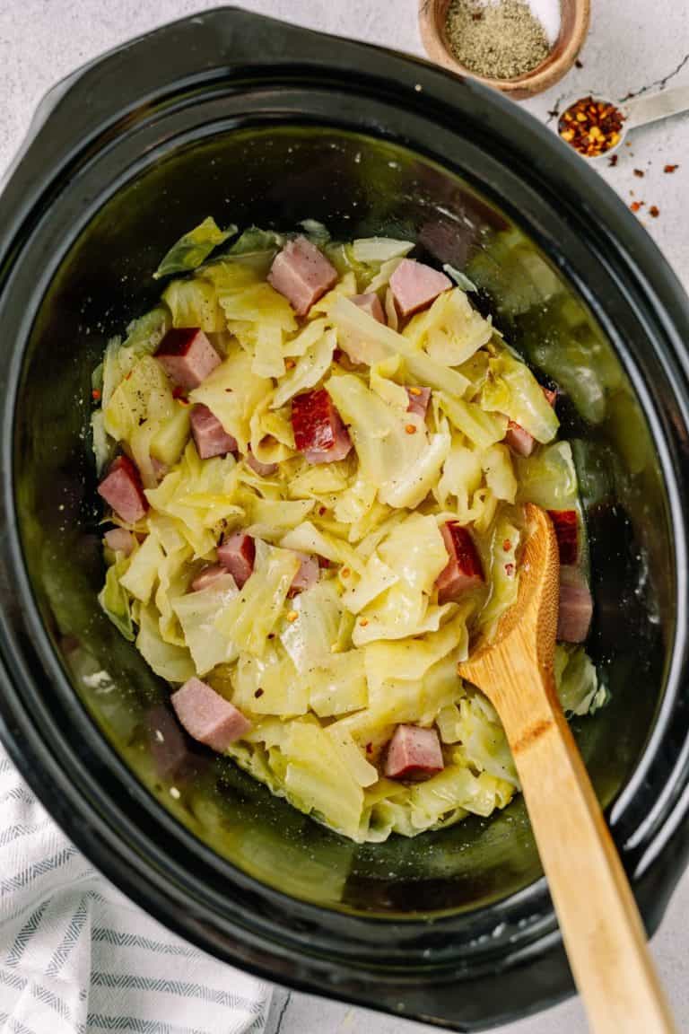 Easy Crockpot Cabbage Recipe - Dr. Davinah's Eats