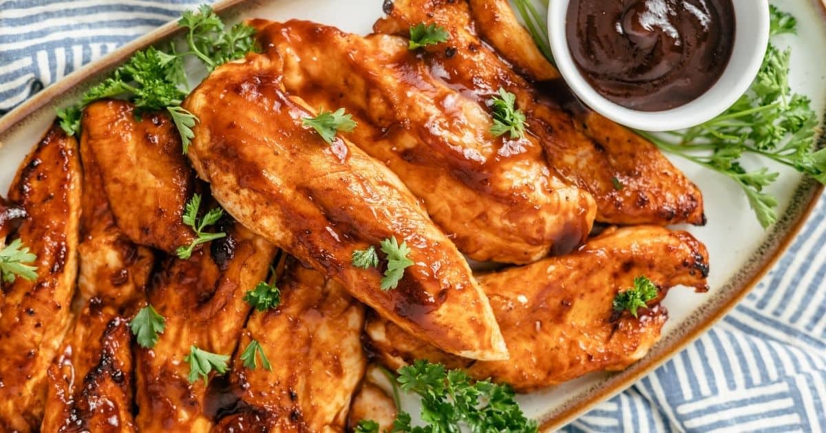Air Fryer BBQ Chicken Tenders - Dr. Davinah's Eats