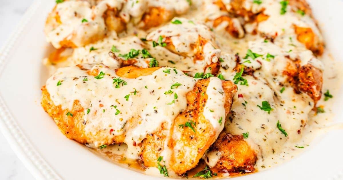 Creamy Garlic Parmesan Chicken Thighs - Dr. Davinah's Eats