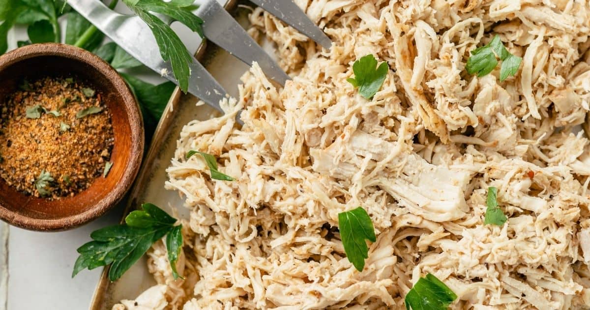 Instant Pot Shredded Chicken - Dr. Davinah's Eats