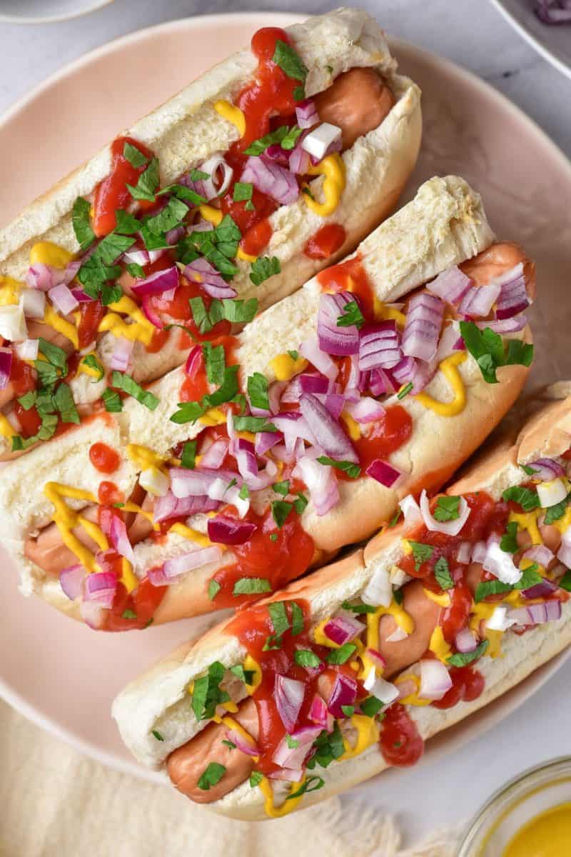 Air Fryer Hot Dogs - Dr. Davinah's Eats