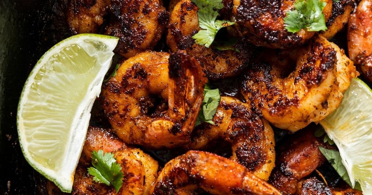 Blackened Shrimp - Dr. Davinah's Eats